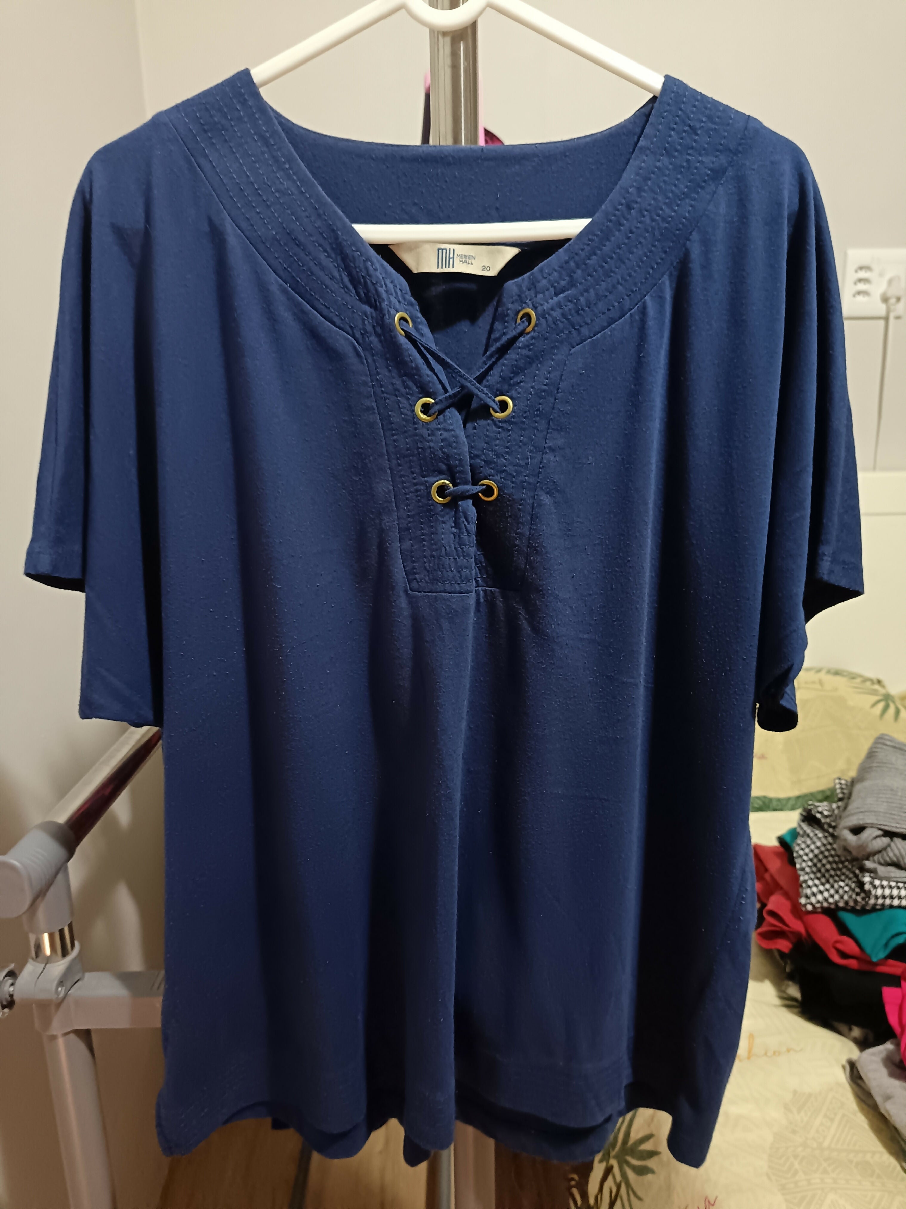 Dark Blue Shirt - Merien Hall – WISI-Oi